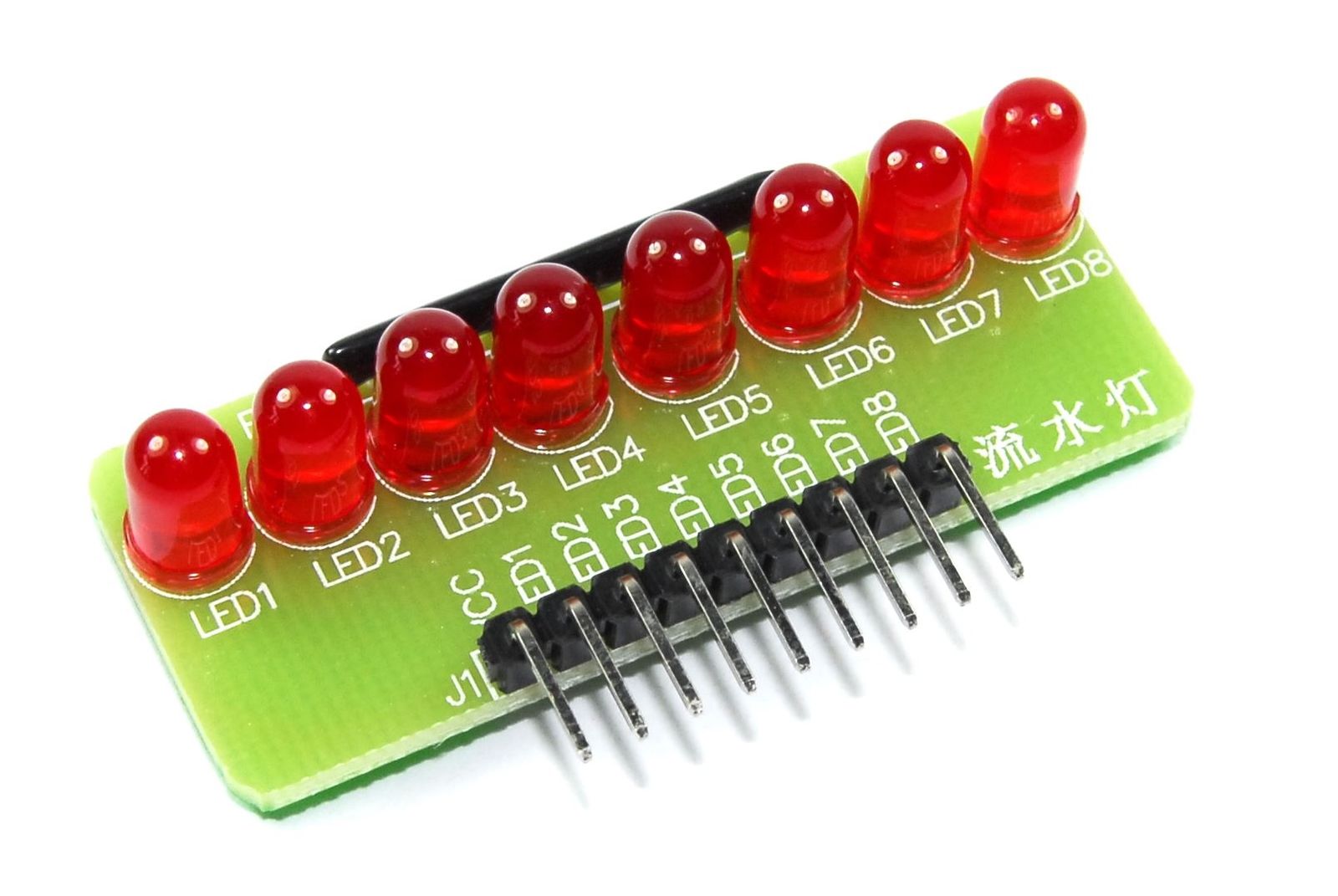 Modulo 8 Led Rossi 5mm Indipendenti Per Arduino Arduiner Arduino