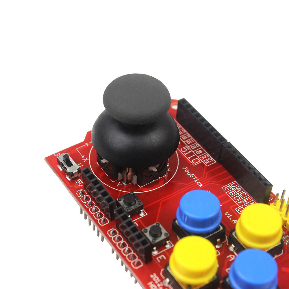 Arduino Joystick Shield Gamepad Scheda Espansione Simula Funzioni Tastiera E Mouse Arduiner 